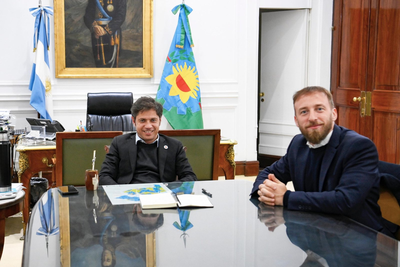 OTERMÍN SE REUNIÓ CON KICILLOF EN LA PLATA - Lomas Conectado